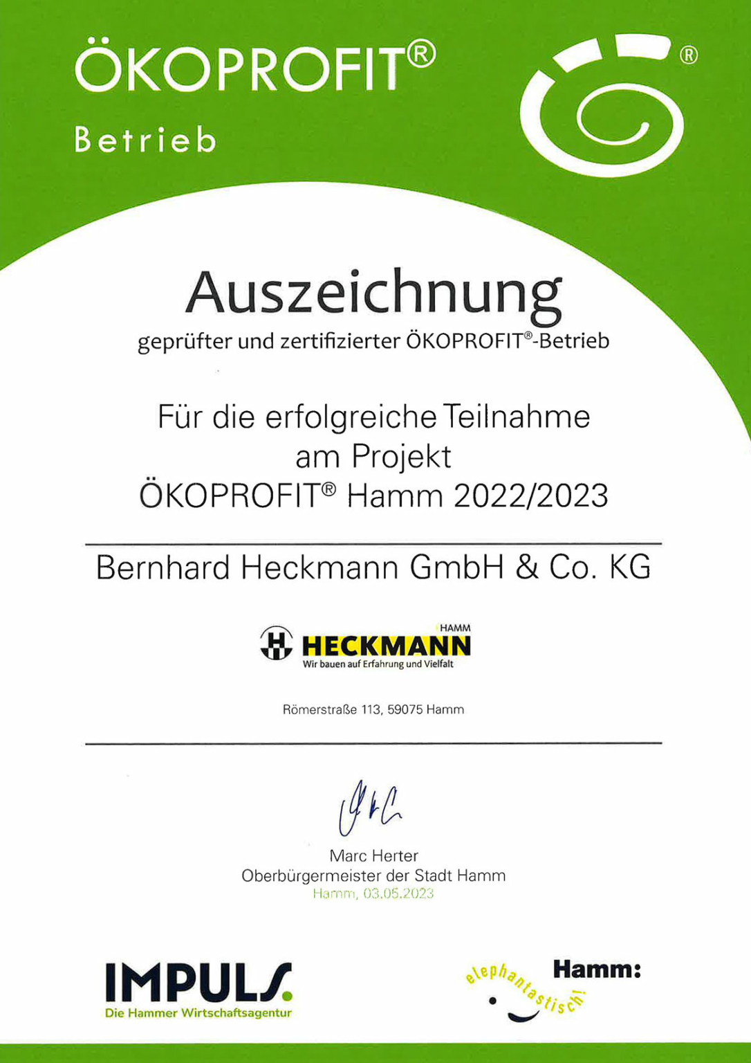 Über Bernhard Heckmann